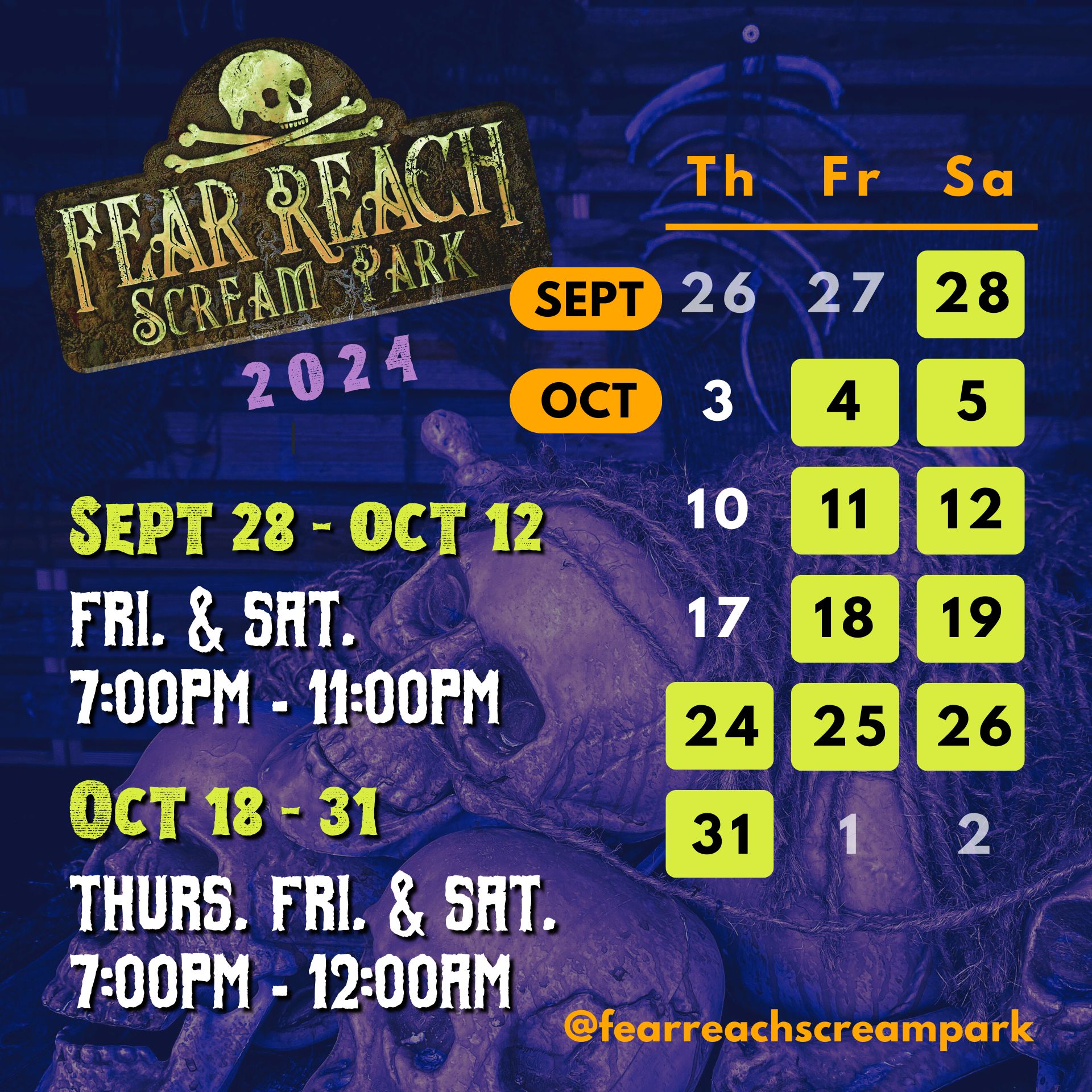 Fear Reach Scream Park – Fear Reach Scream Park Haunted Attraction in ...